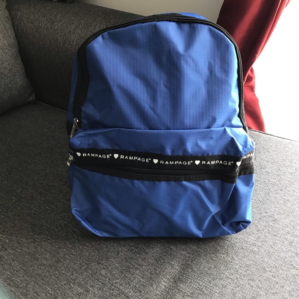 Rampage Rip-Stop Nylon Collection Backpack Nwt - Gem